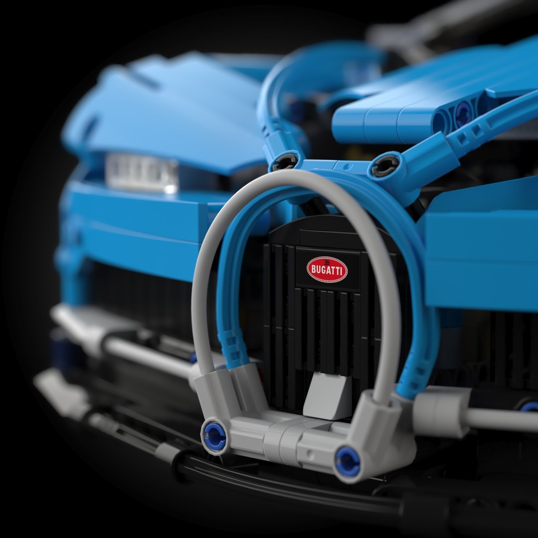 3D Lego 42083 - Bugatti Chiron - TurboSquid 1877531