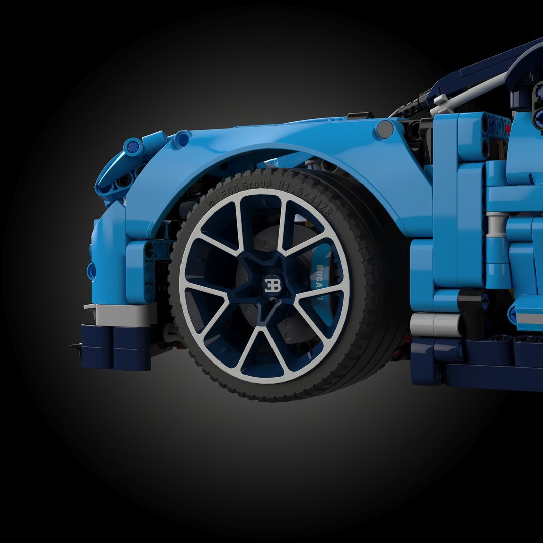 3D Lego 42083 - Bugatti Chiron - TurboSquid 1877531