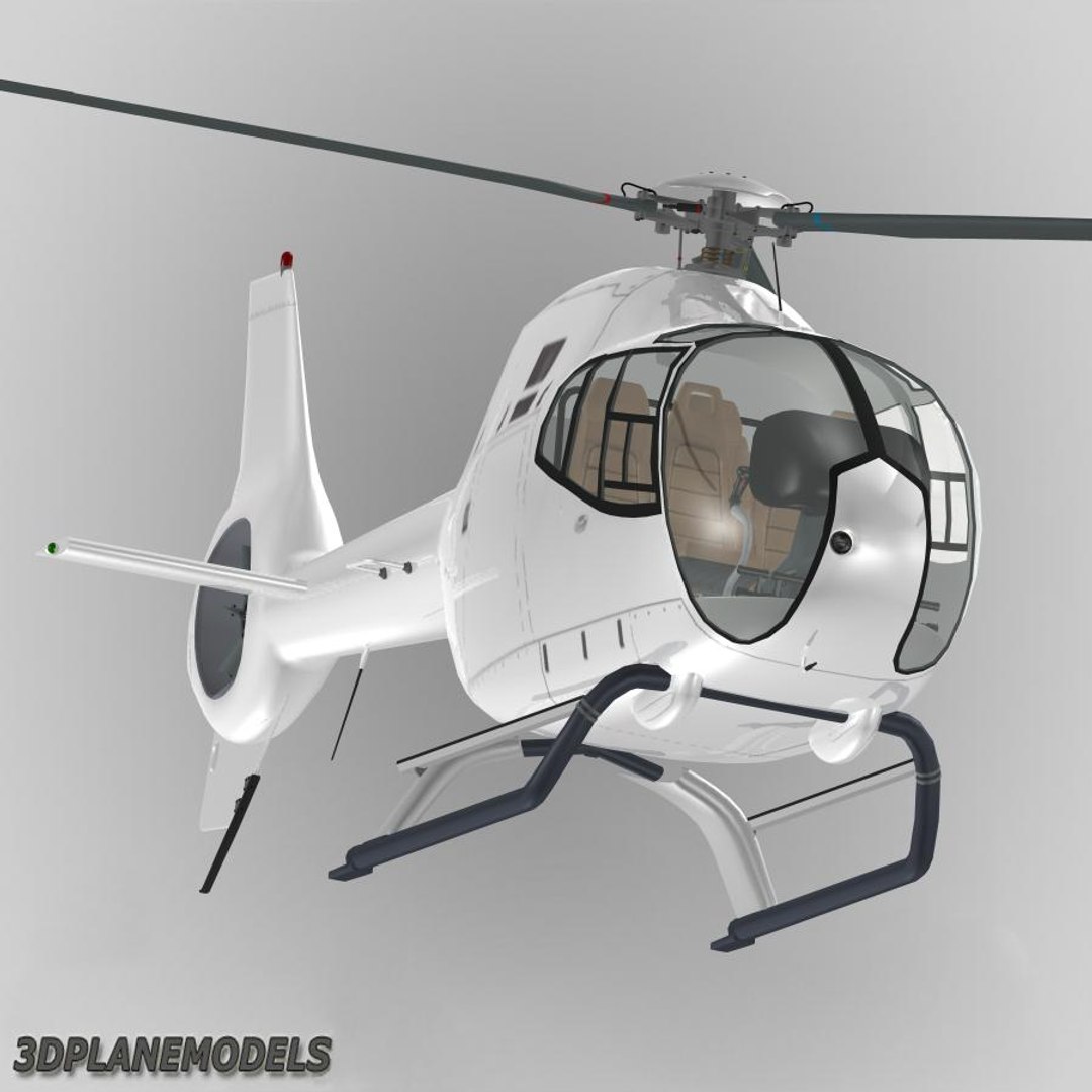 3d Eurocopter Ec-120b Generic White