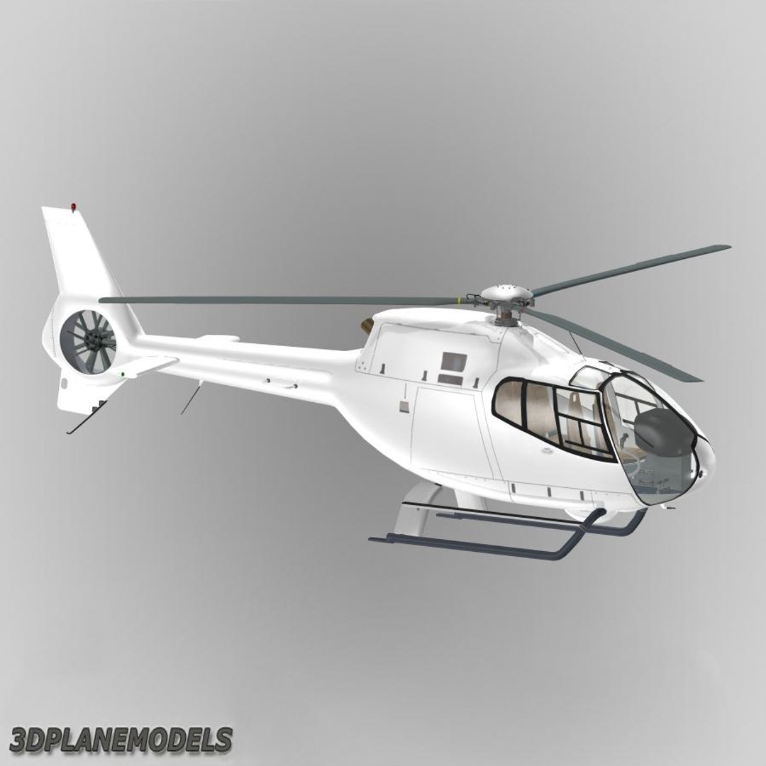 3d Eurocopter Ec-120b Generic White