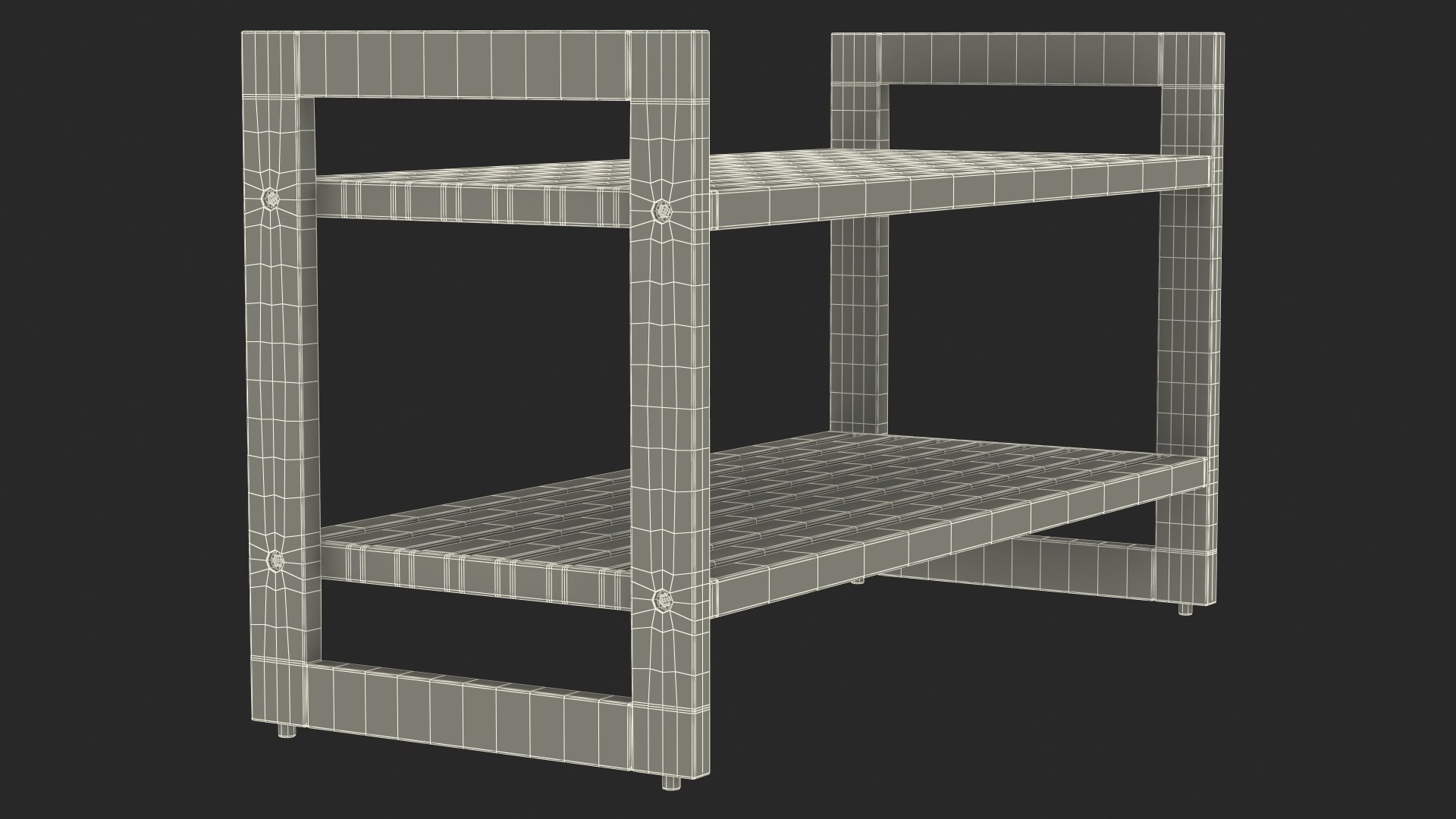 Wooden stackable shoe rack 3D model - TurboSquid 1521117