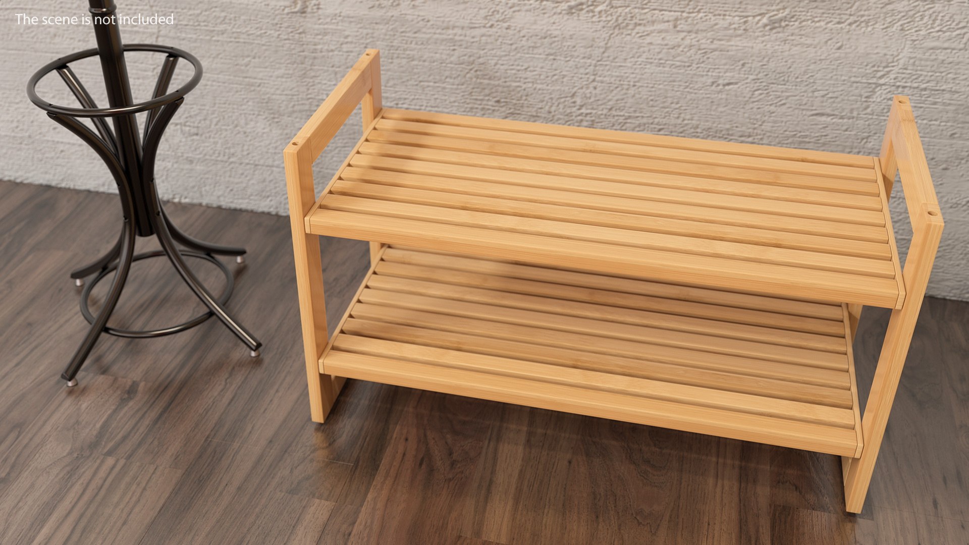 Wooden Stackable Shoe Rack 3D Model - TurboSquid 1521117