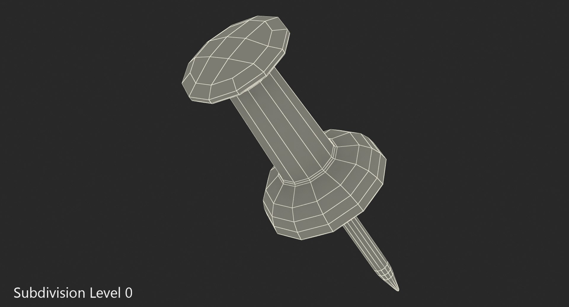 Push Pin 3D Model - TurboSquid 1425554