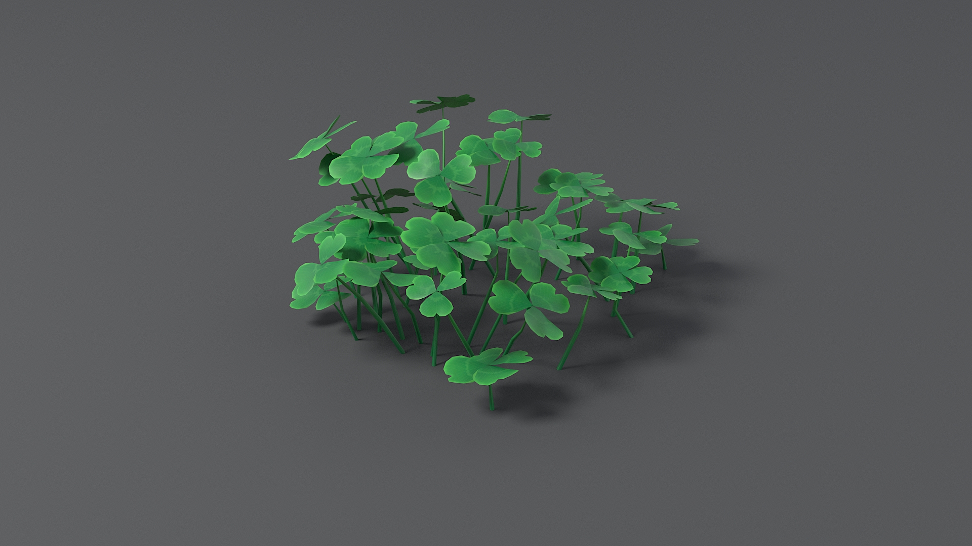3D Cartoon Clover 01 - TurboSquid 2043154