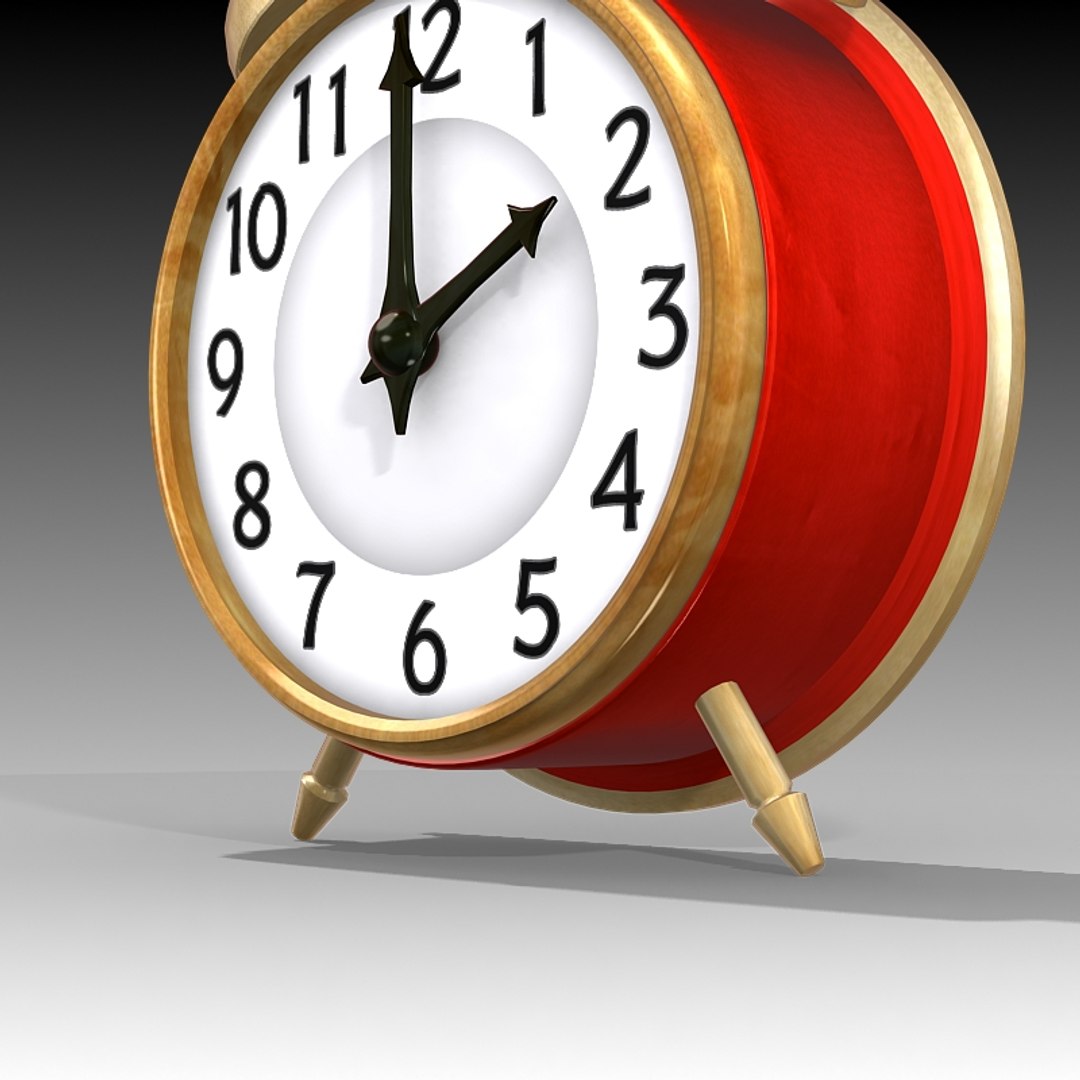 Alarm clock 3D model - TurboSquid 751419