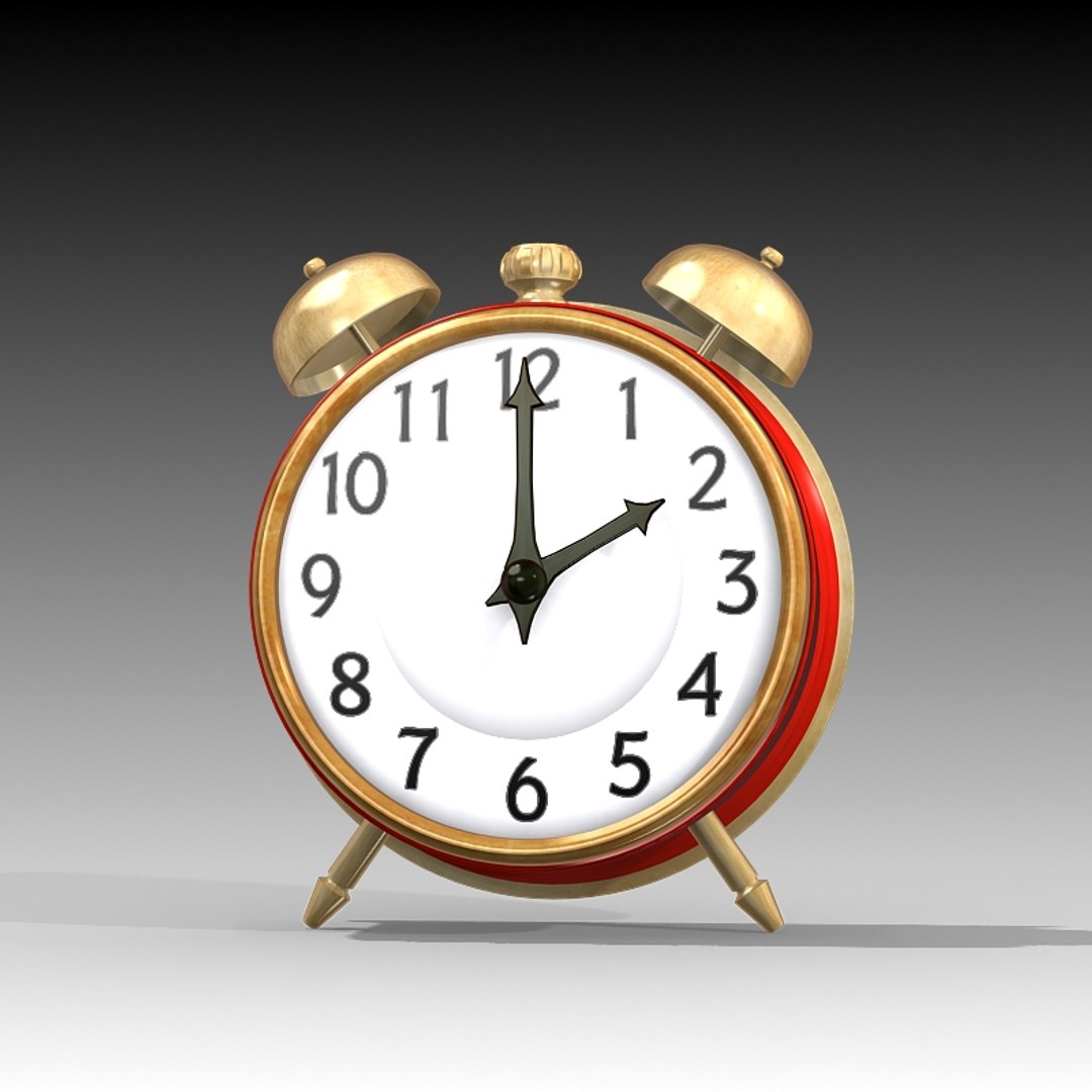 Alarm clock 3D model - TurboSquid 751419