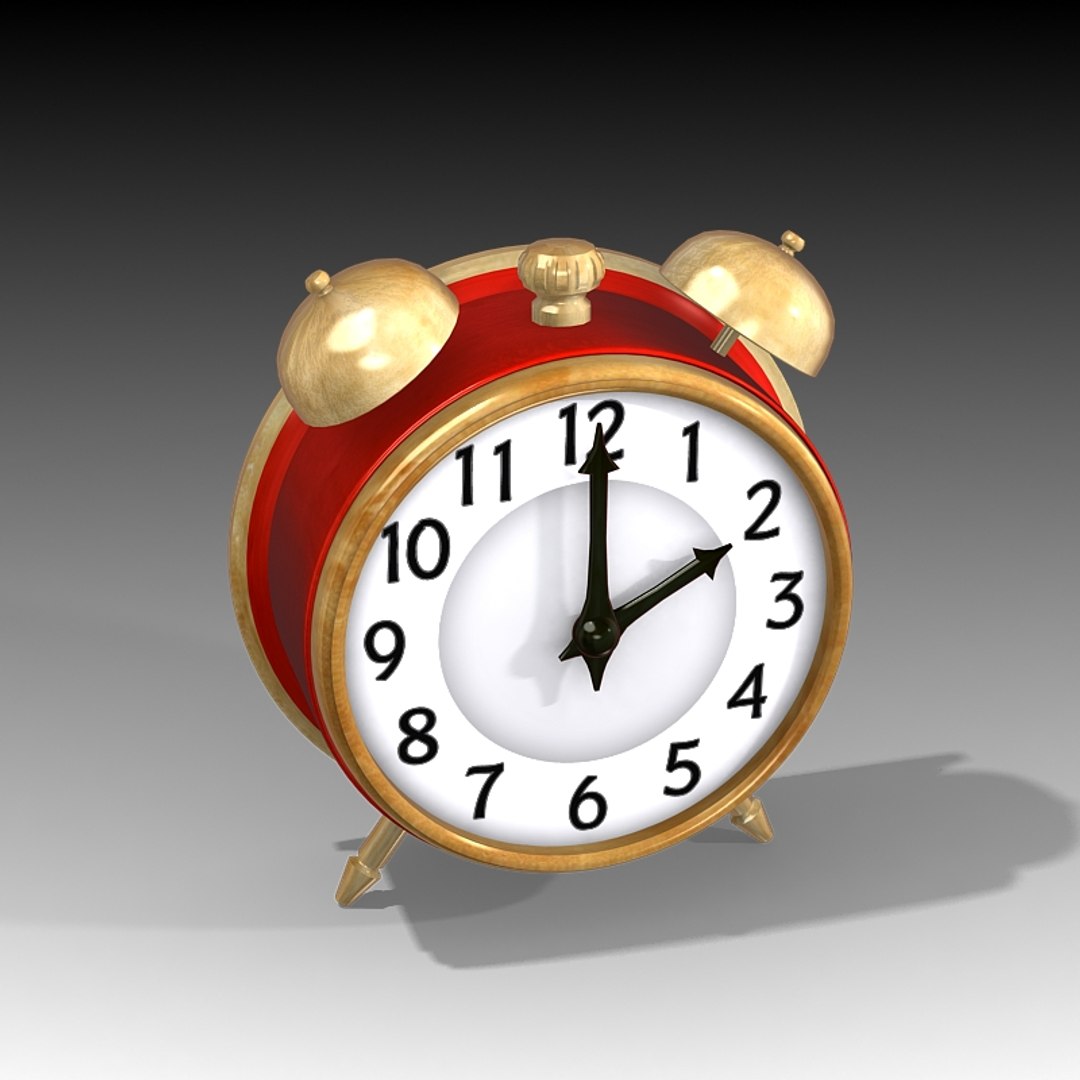 Alarm clock 3D model - TurboSquid 751419