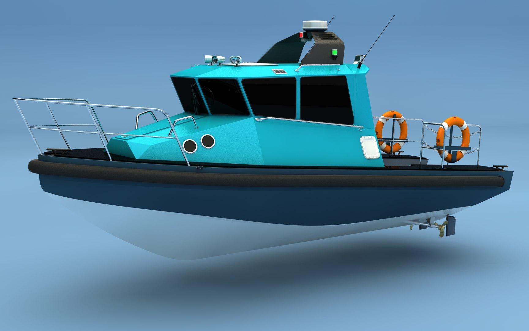 3d Model Patrol Boat