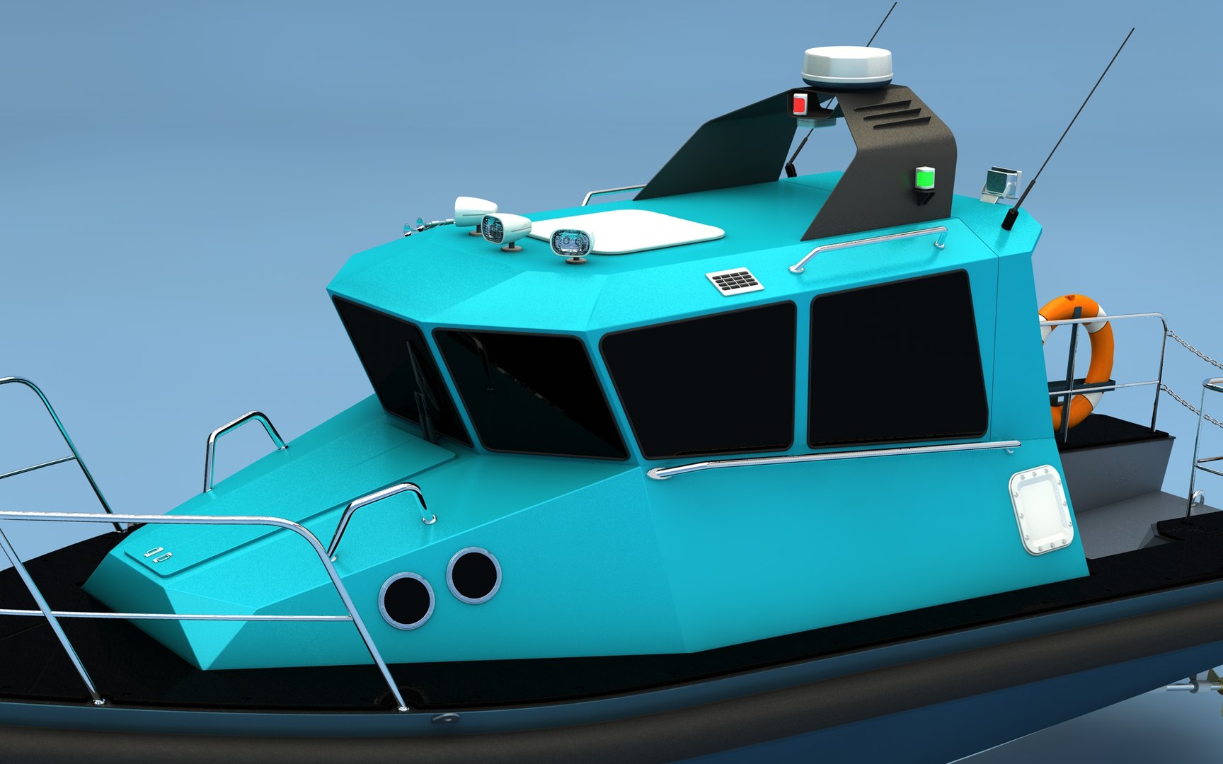 3d Model Patrol Boat