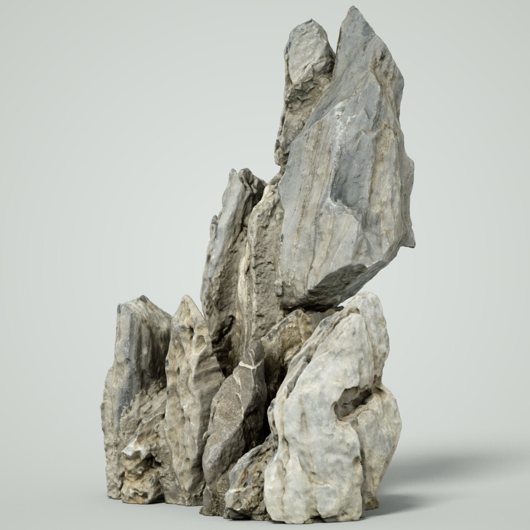 Scanned landscape rocks stones 3D model - TurboSquid 1154354
