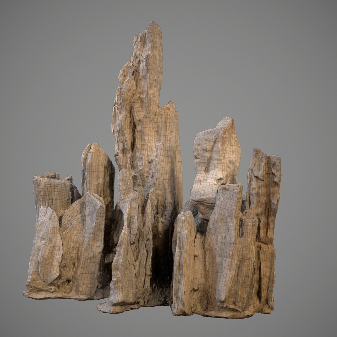 Scanned landscape rocks stones 3D model - TurboSquid 1154354