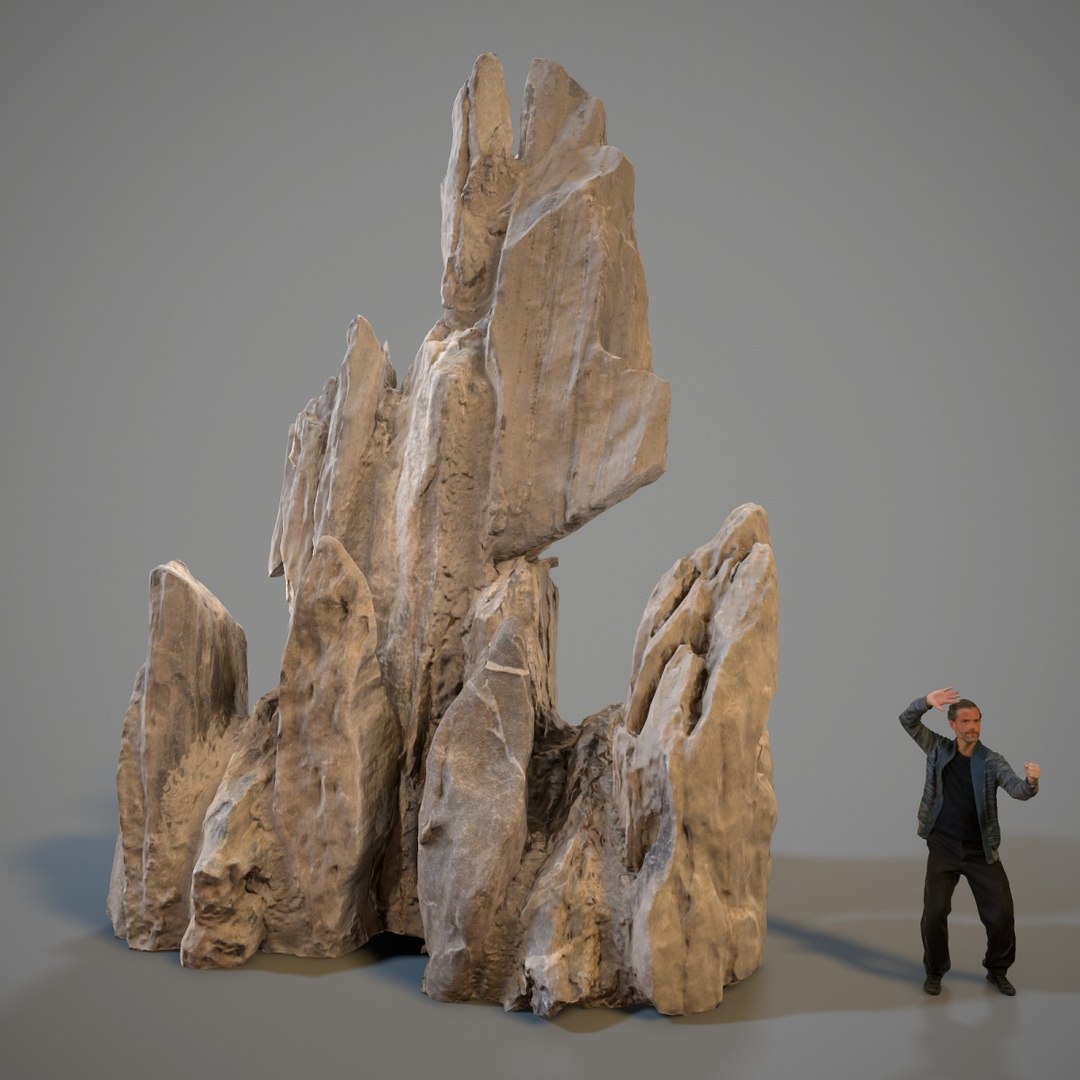 Scanned landscape rocks stones 3D model - TurboSquid 1154354
