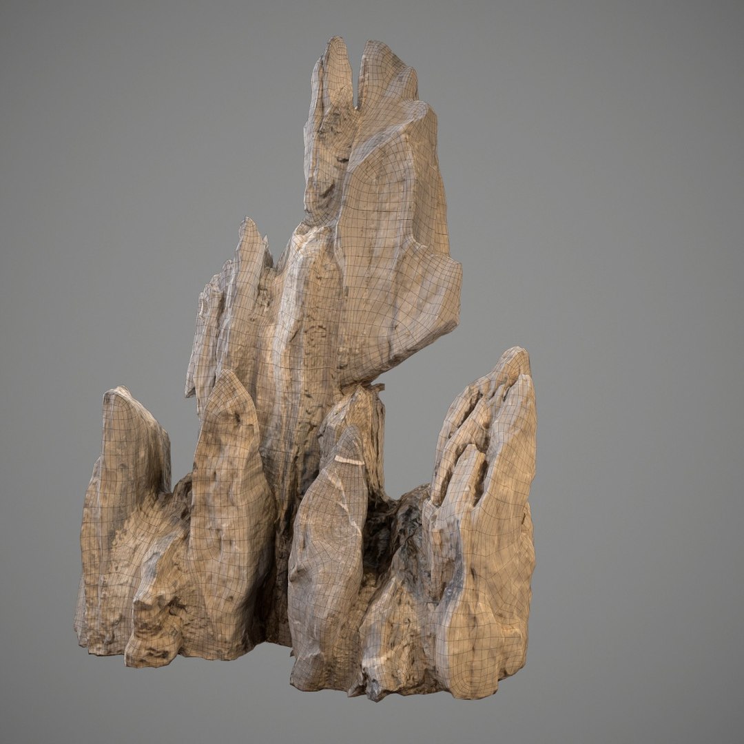 Scanned landscape rocks stones 3D model - TurboSquid 1154354