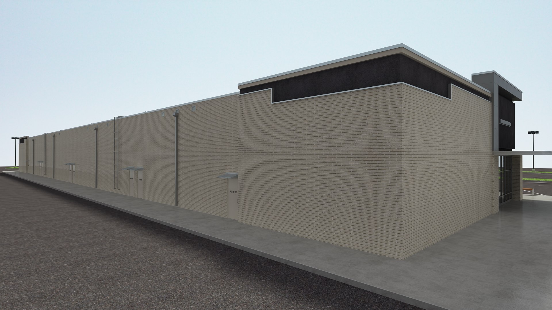 3D Retail Store Building model - TurboSquid 1942488