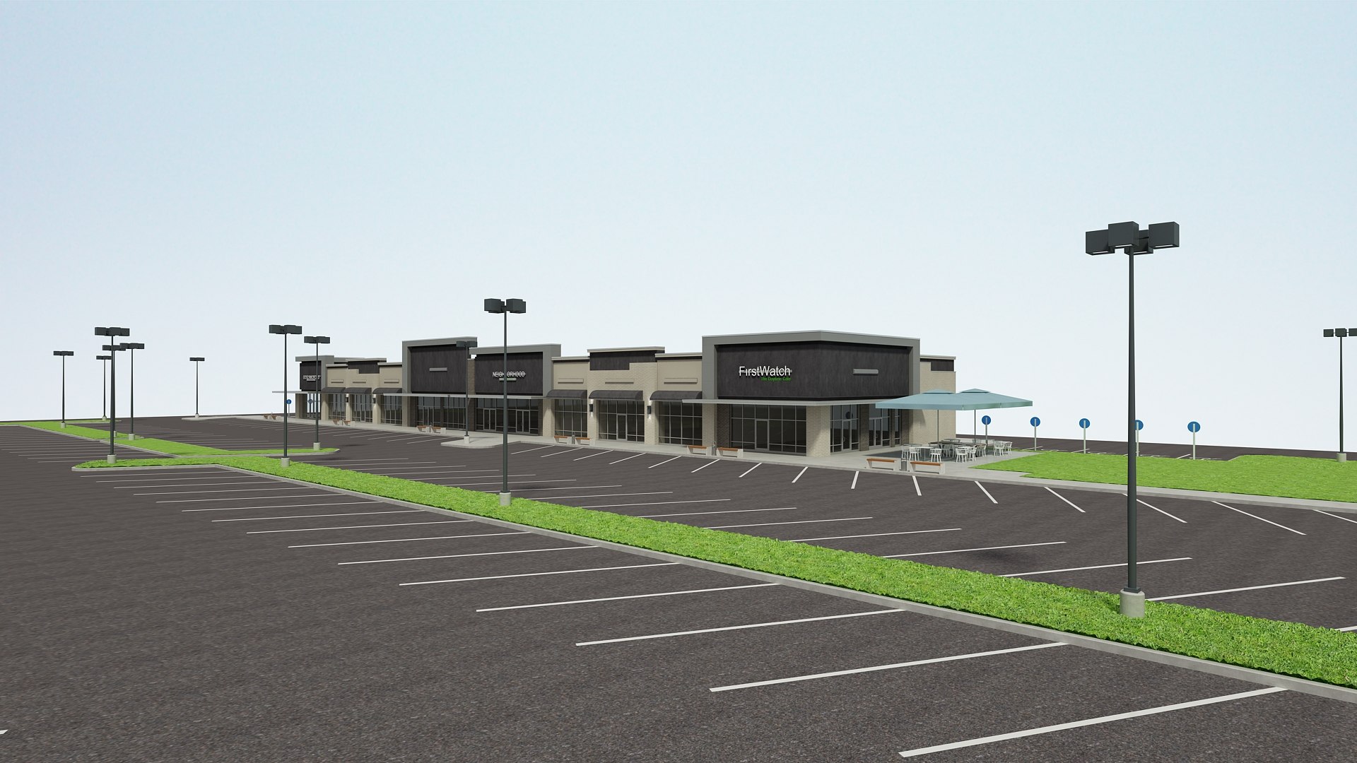 3D Retail Store Building model - TurboSquid 1942488