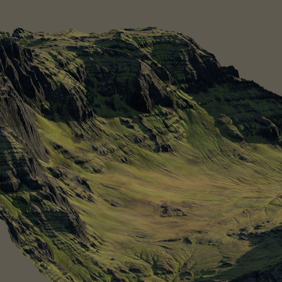 3D model Icelandic Terrain - TurboSquid 1984411