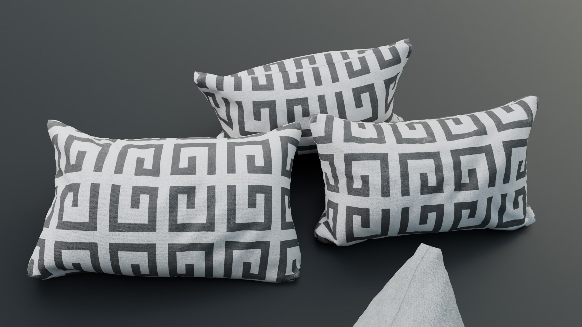 3D Pillows With 4K Textures Model - TurboSquid 2244306