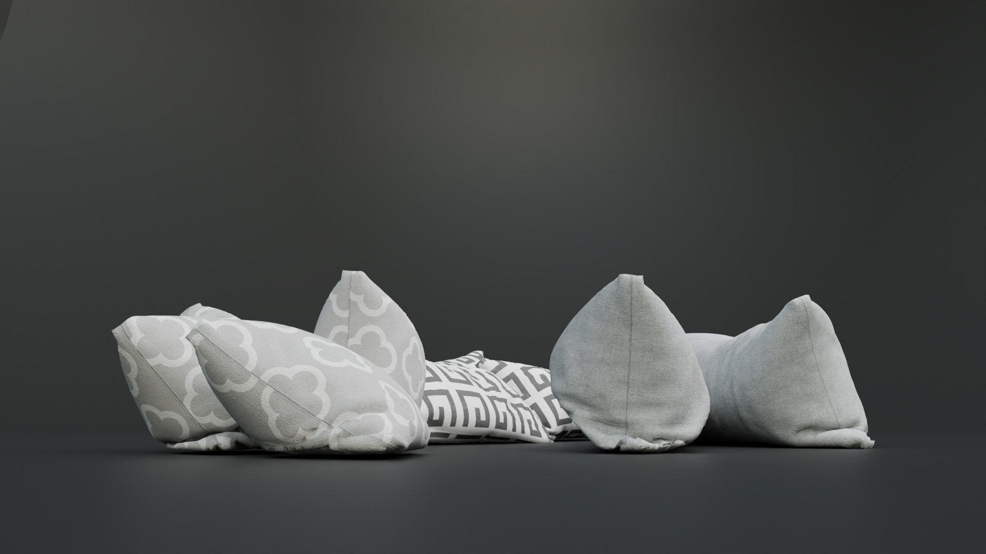 3D Pillows With 4K Textures Model - TurboSquid 2244306