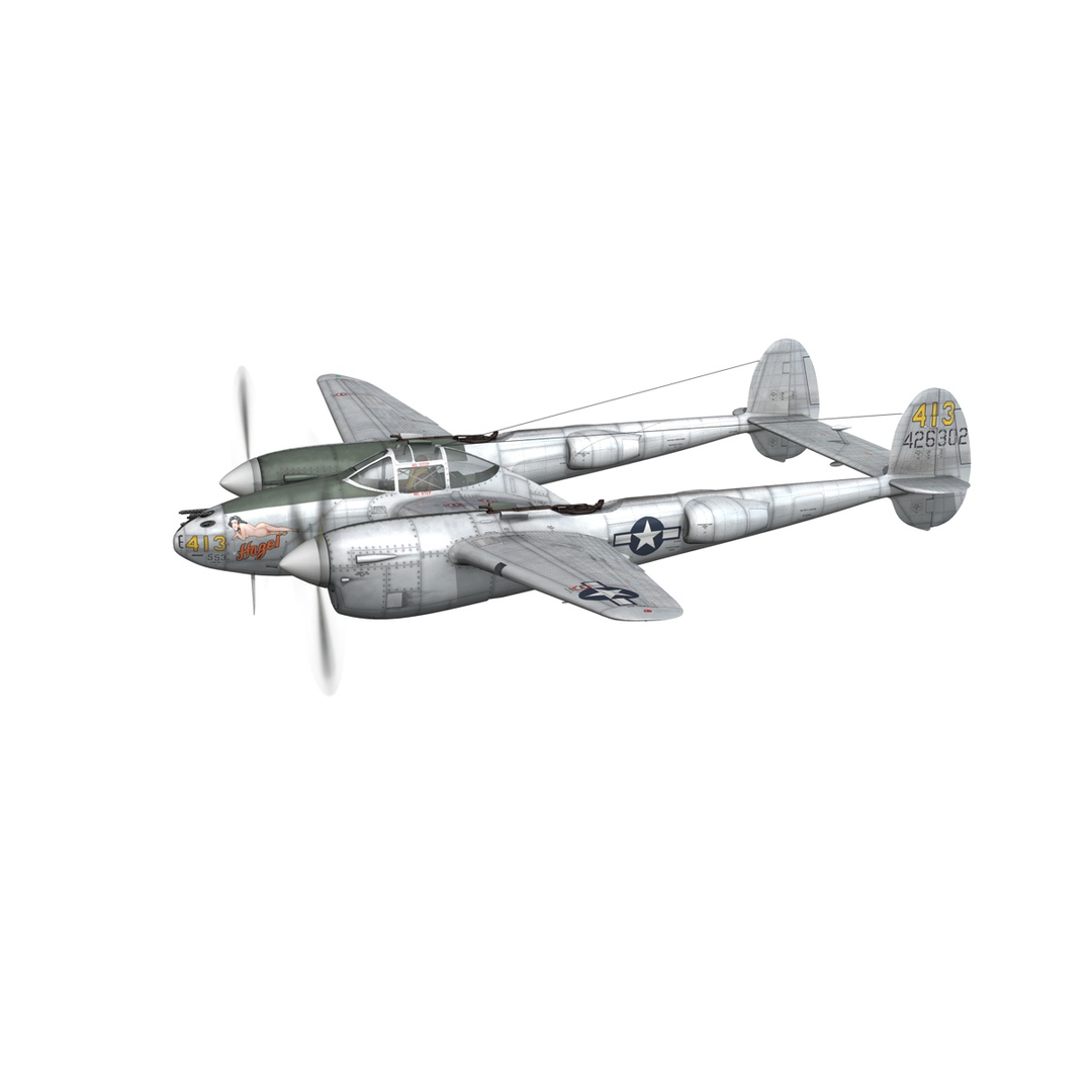 3d lockheed lightning - hazel