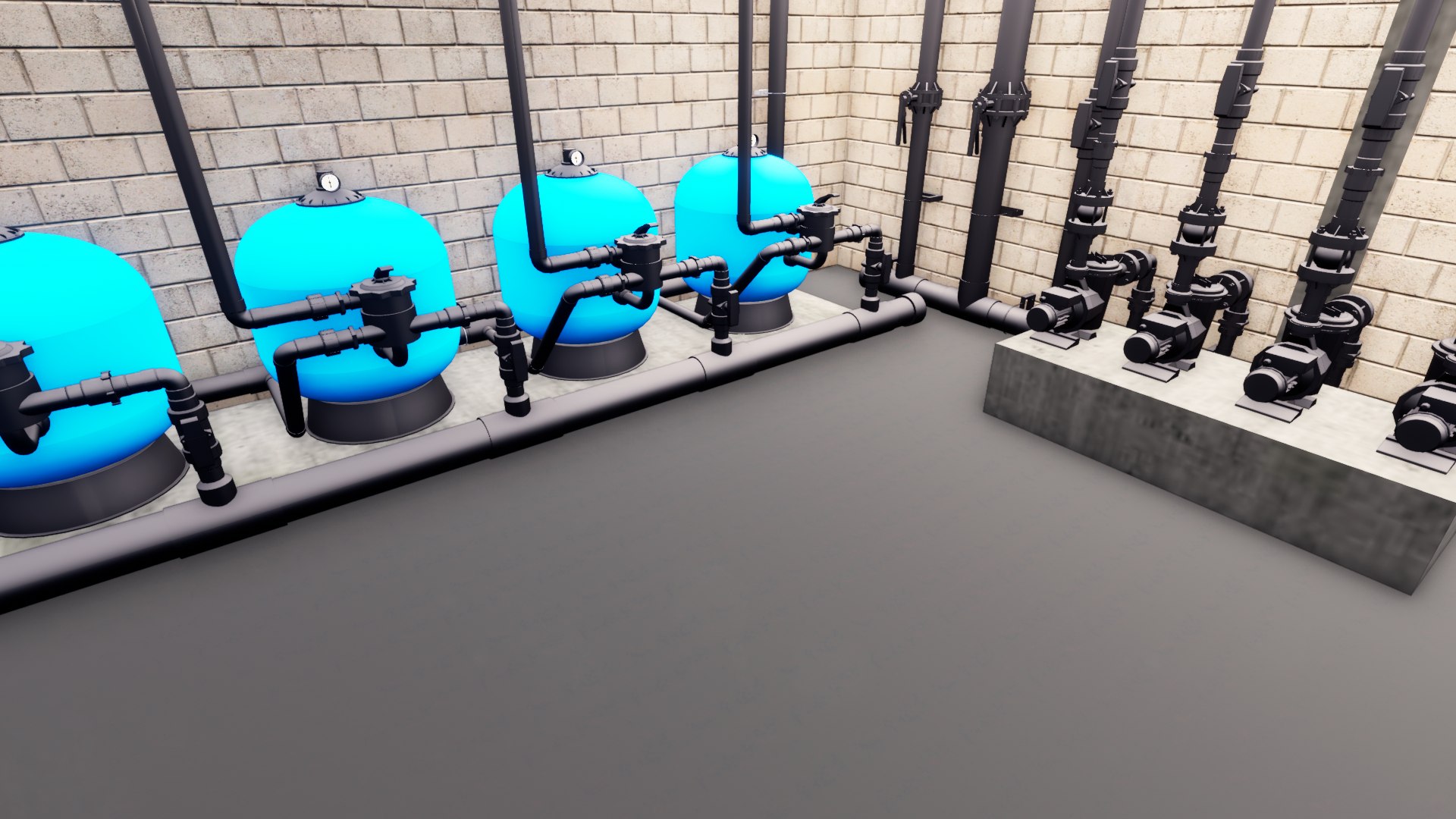 Pool Pumps - Astralpool Pentair 3D - TurboSquid 1921869