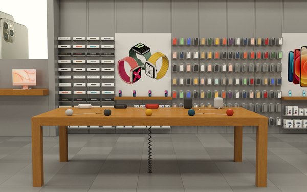Apple Store 3D model - TurboSquid 1823453