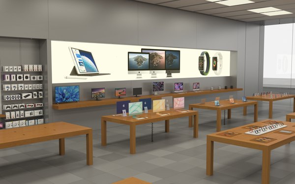 Apple Store 3D model - TurboSquid 1823453