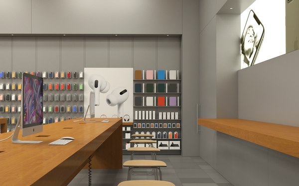 Apple Store 3D model - TurboSquid 1823453