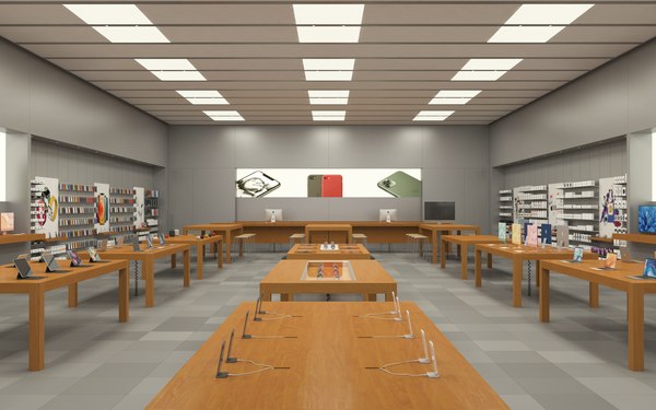 Apple Store 3D model - TurboSquid 1823453