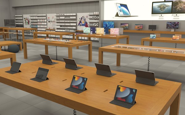 Apple Store 3D model - TurboSquid 1823453