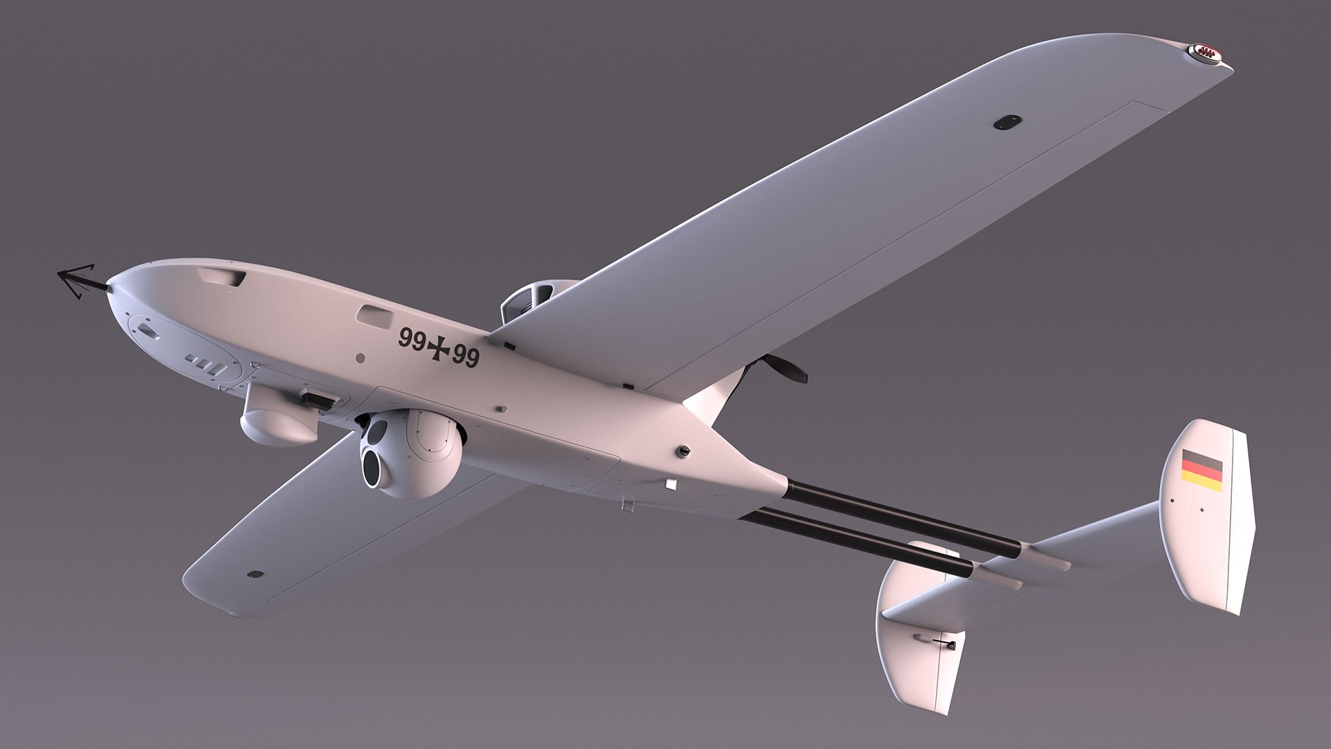 3D Rheinmetall Luna NG Drone White - TurboSquid 2153004