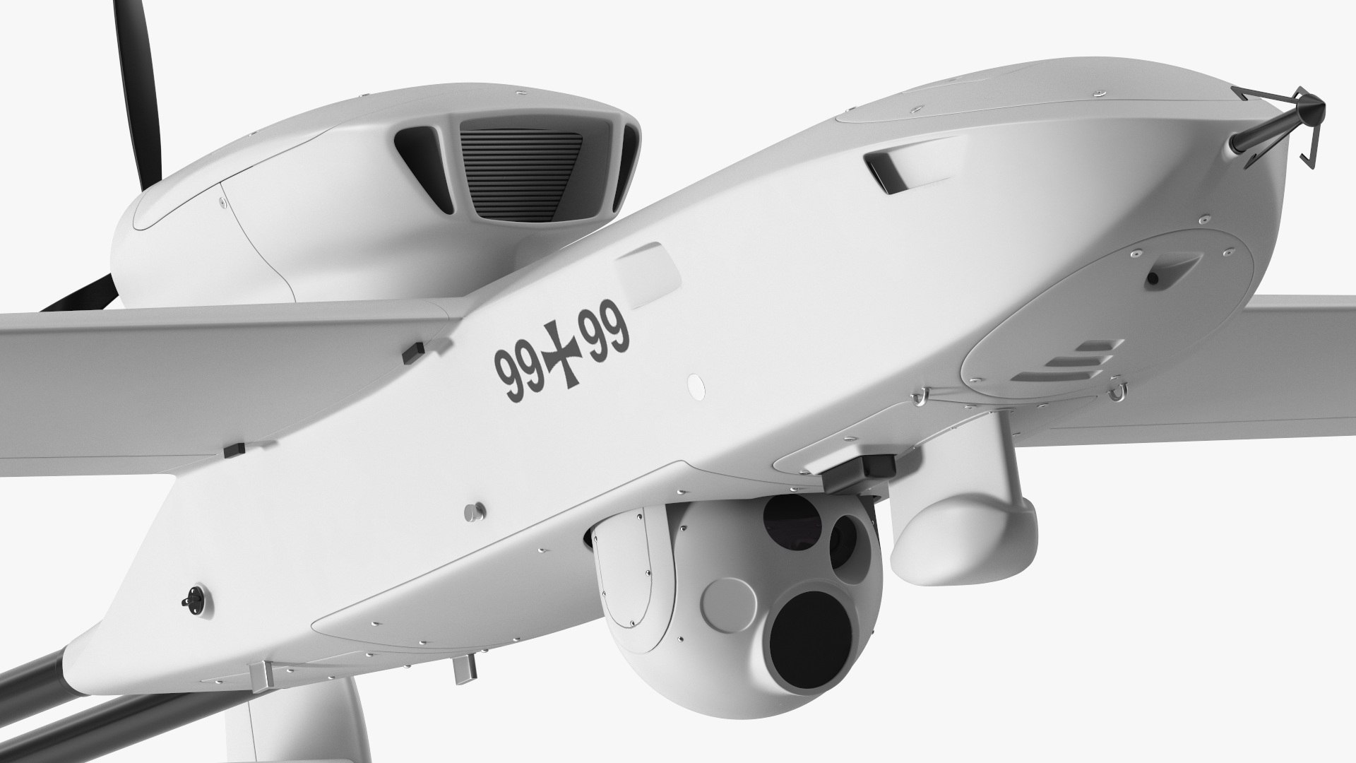 3D Rheinmetall Luna NG Drone White - TurboSquid 2153004