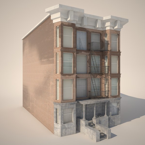 Townhouse 3D Models for Download | TurboSquid