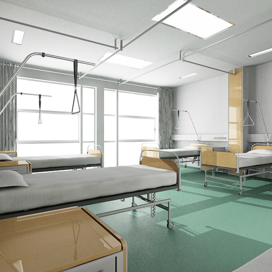 Medical Recovery Room 3d Model
