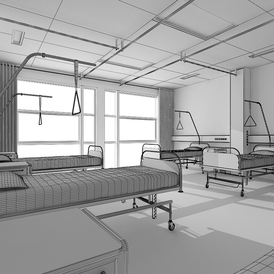 Medical Recovery Room 3d Model