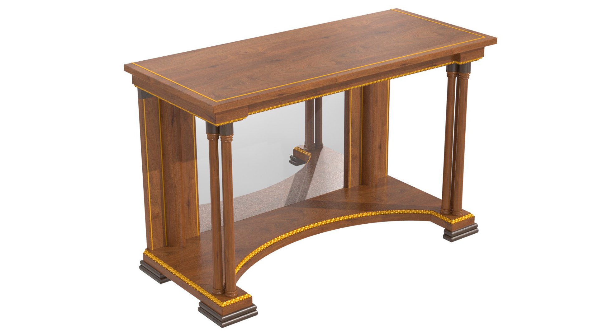 3D Russian Neoclassic Style Console Table - TurboSquid 1880742