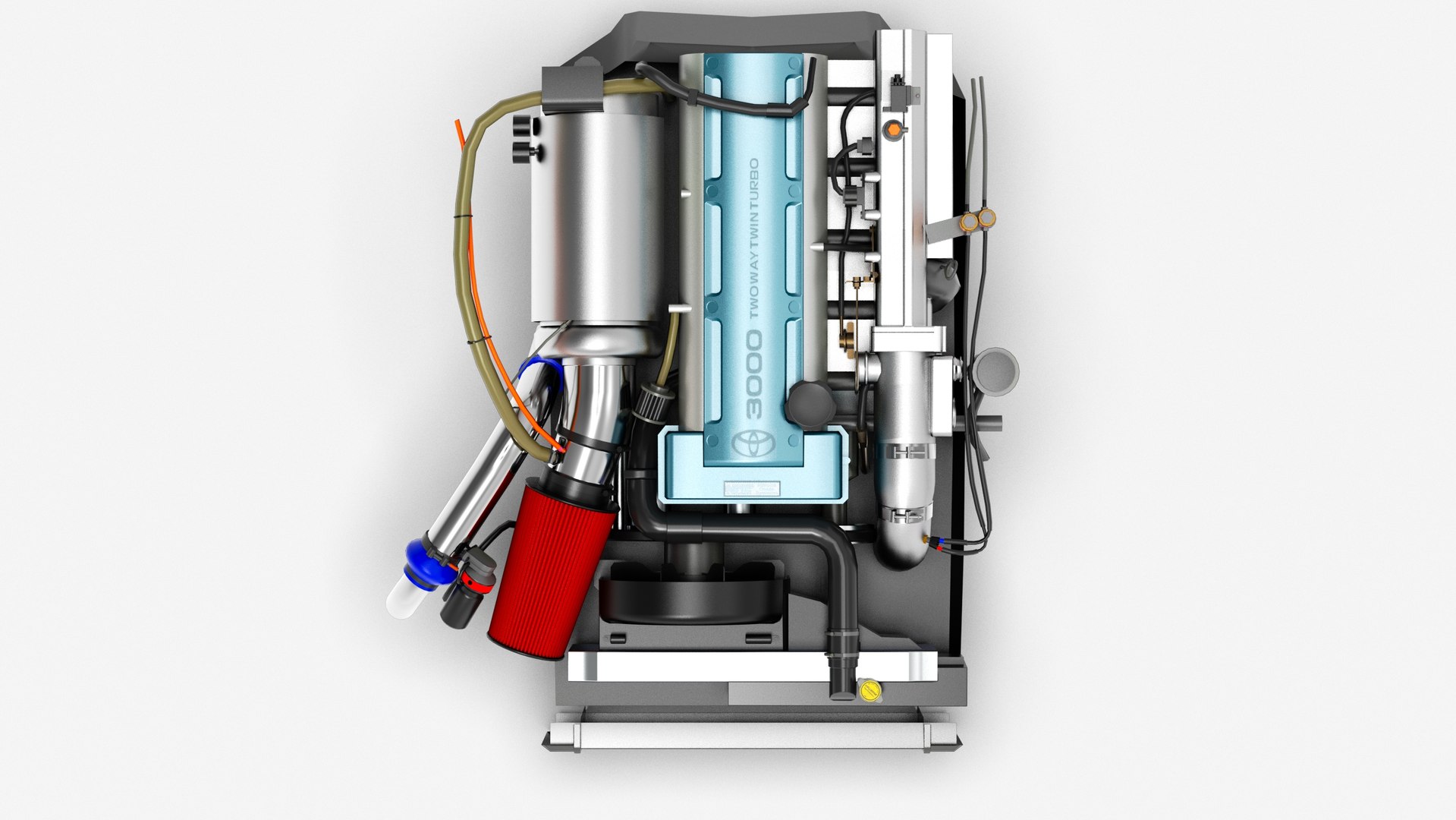 Toyota 2JZGTE VVTi 3D Model - TurboSquid 2307178