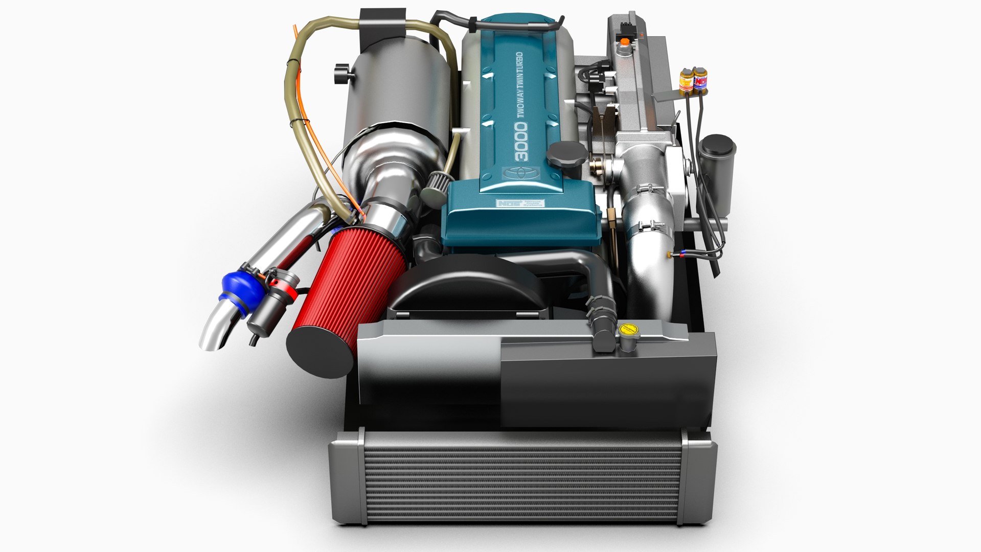 Toyota 2JZGTE VVTi 3D Model - TurboSquid 2307178