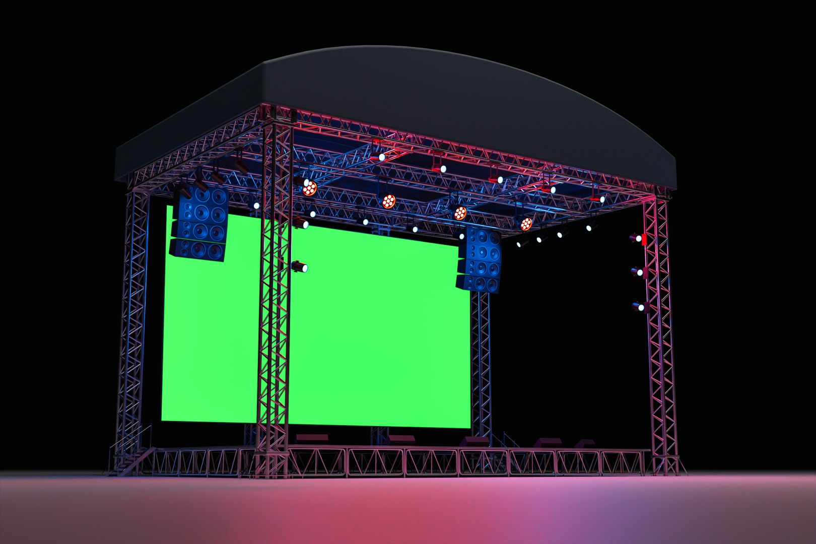 3D Concert Stage 05 - TurboSquid 2297838