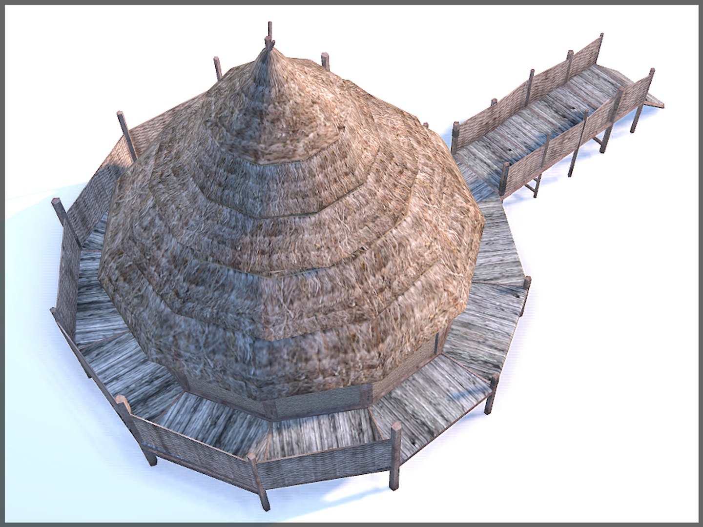 Celtic Chief Roundhouse 3d Max