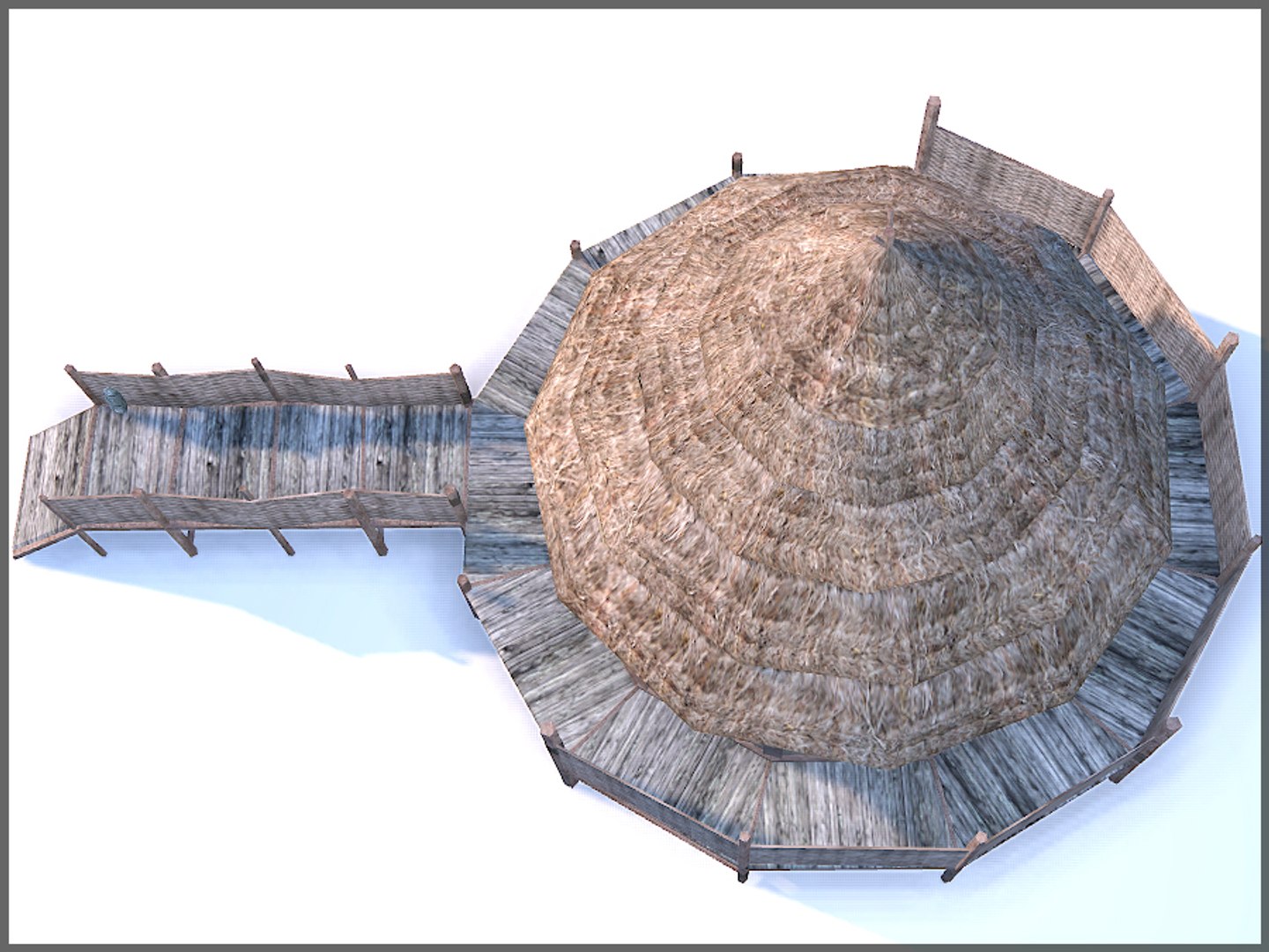 Celtic Chief Roundhouse 3d Max