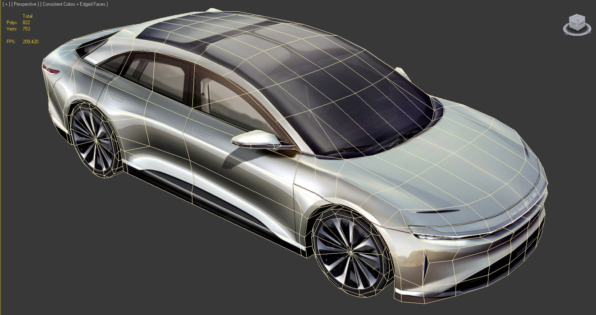 2018 Lucid Air 3D - TurboSquid 1159273