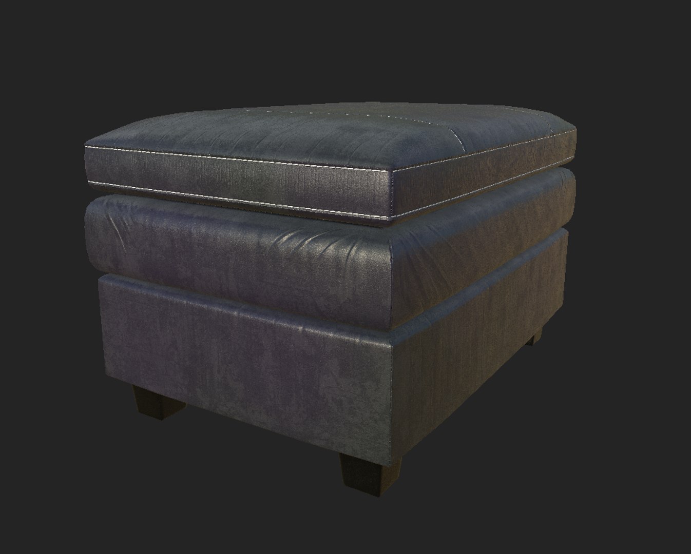 Gleason chair ottoman 3D model - TurboSquid 1439789
