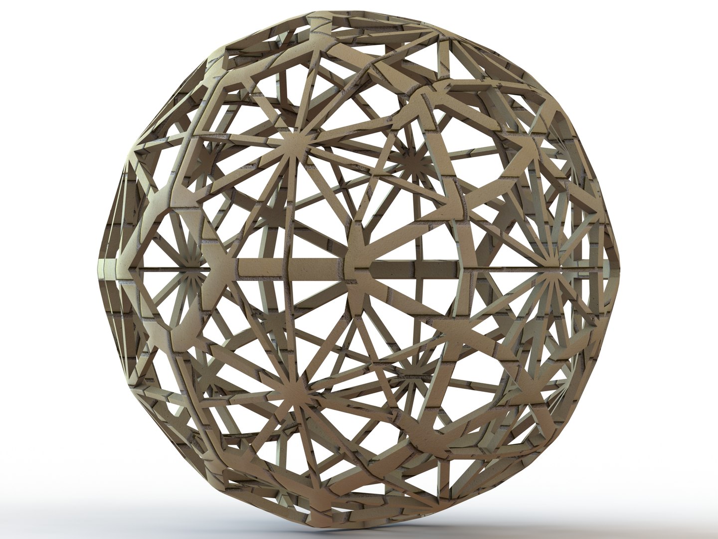 3D Wireframe Shape Geometric Faceted Sphere - TurboSquid 2172921