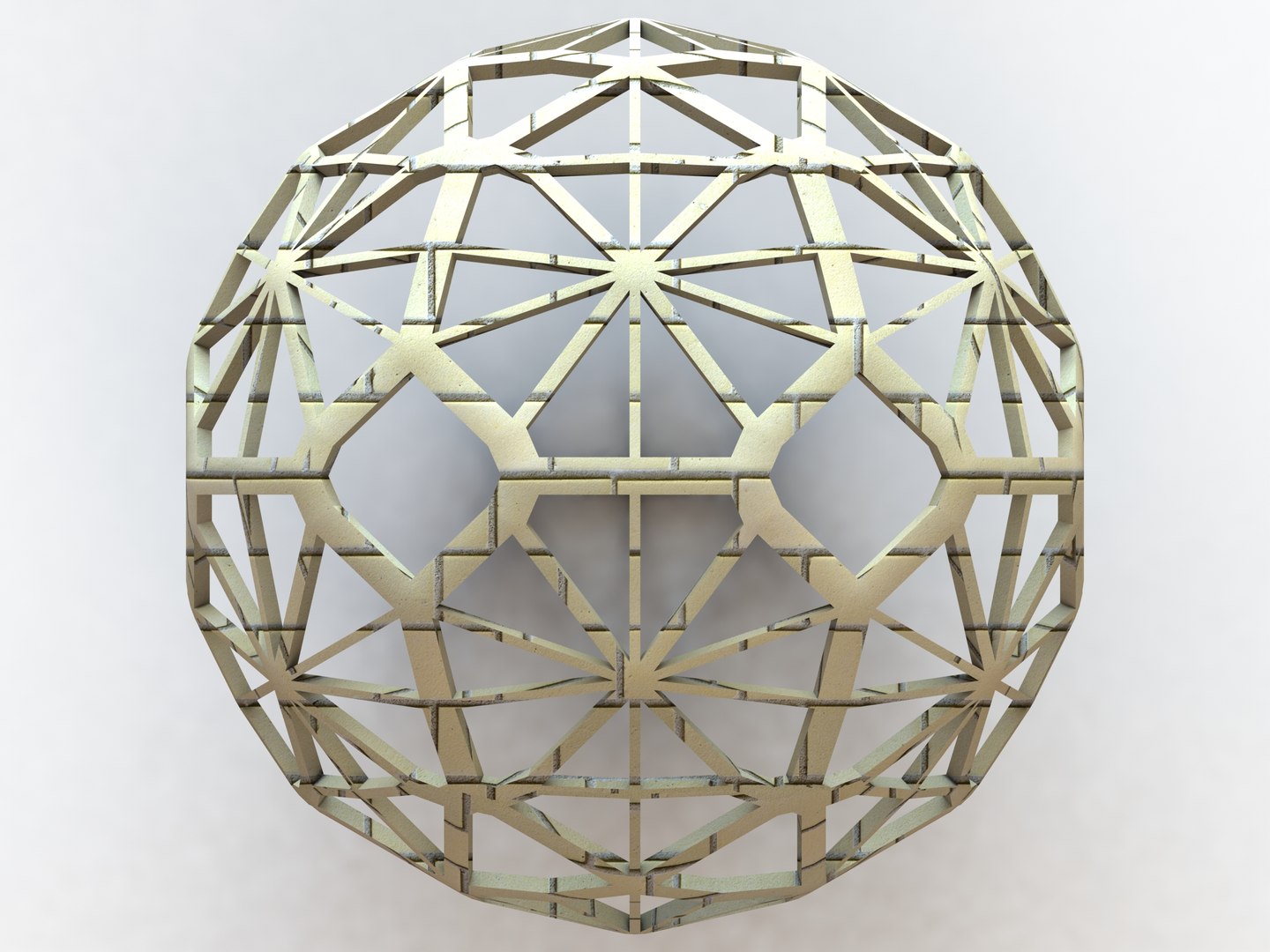 3D Wireframe Shape Geometric Faceted Sphere - TurboSquid 2172921