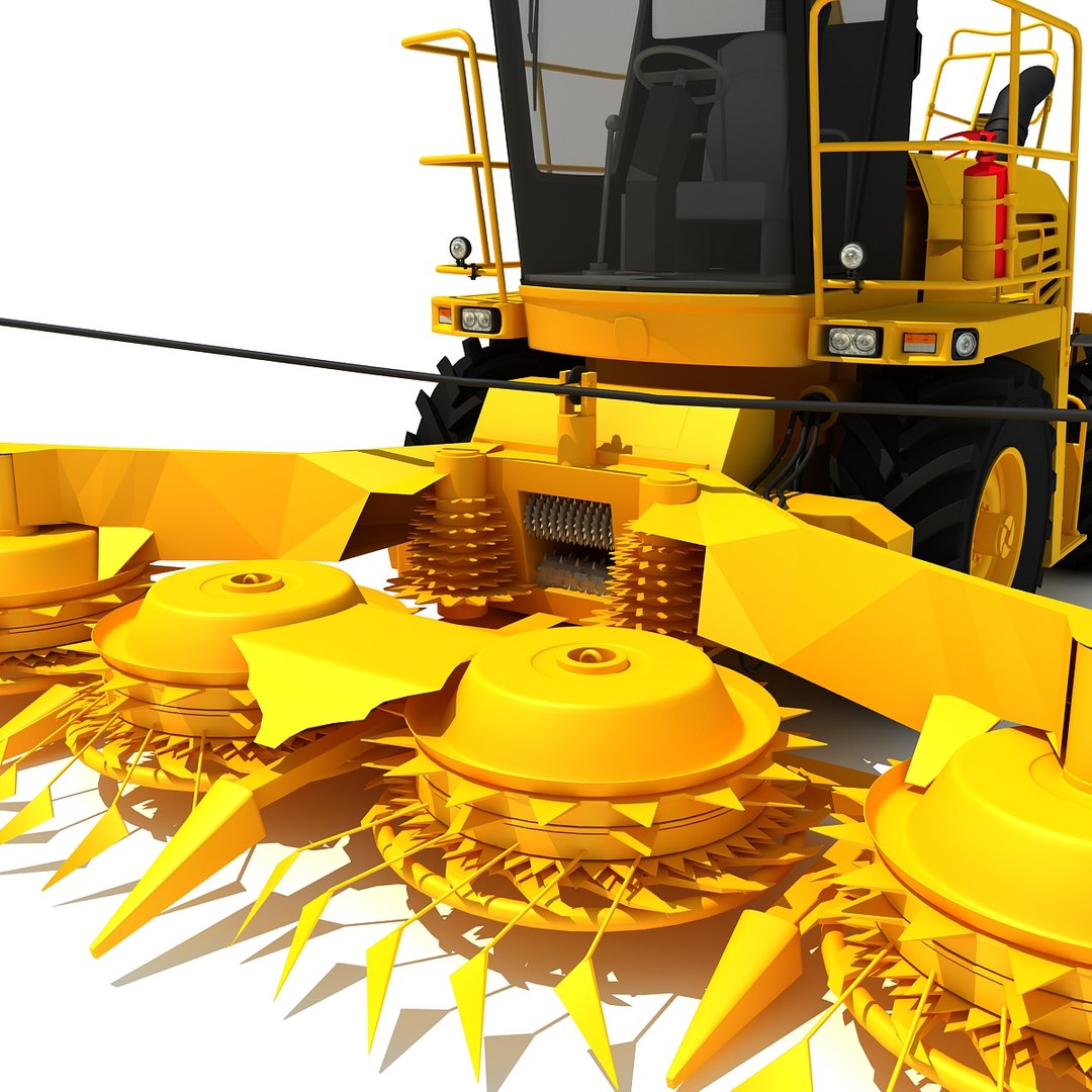 3d Forage Harvester Model