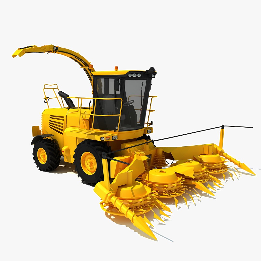3d forage harvester model