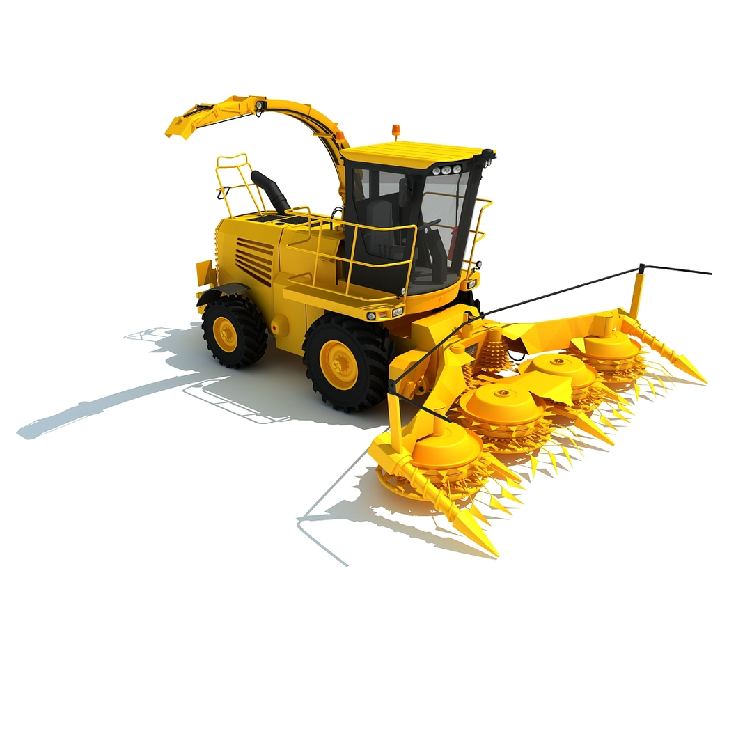 3d Forage Harvester Model