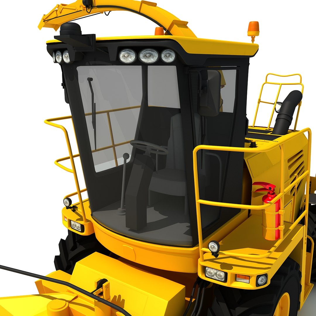 3d Forage Harvester Model