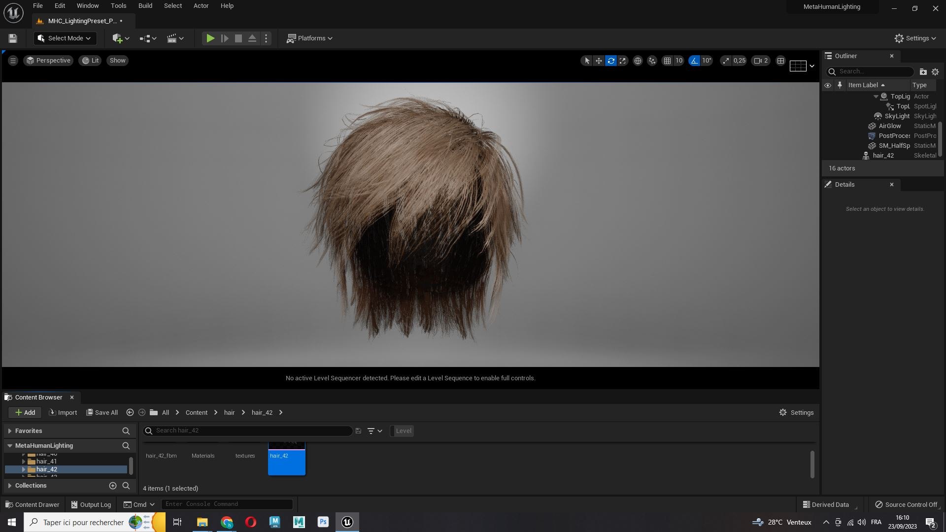 3D model Realistic Male Hair - TurboSquid 2133378