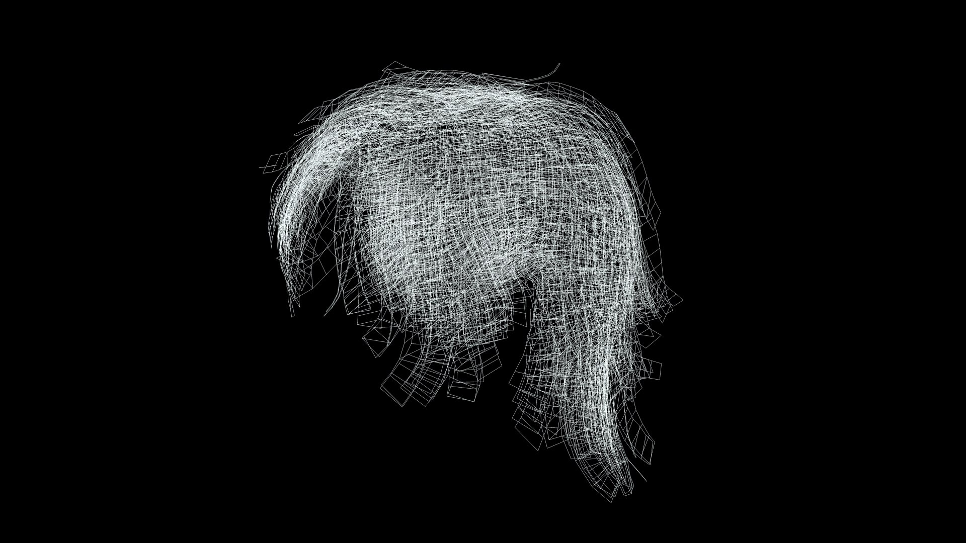 3D model Realistic Male Hair - TurboSquid 2133378